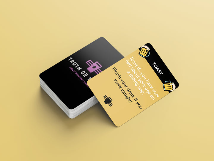 Truth or Toast Party Card Games